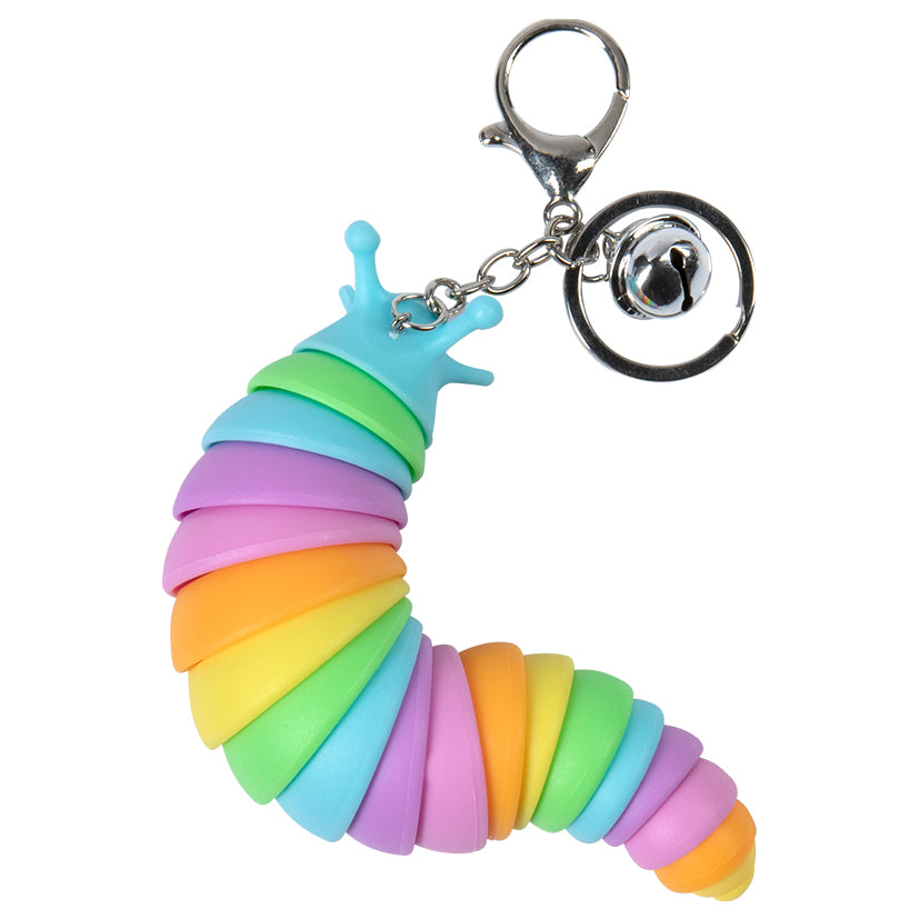 Rainbow Worm Fidget Keychain - Pastel – Yokico