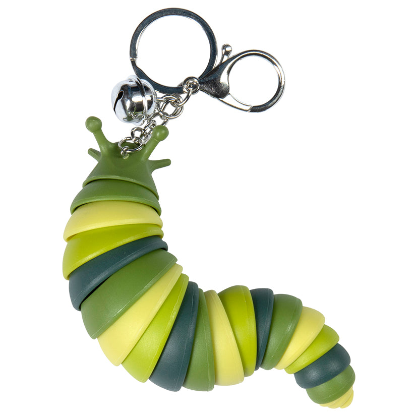 Rainbow Worm Fidget Keychain - Green – Yokico