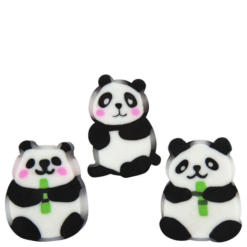 Panda Pal Extruded Eraser – Yokico