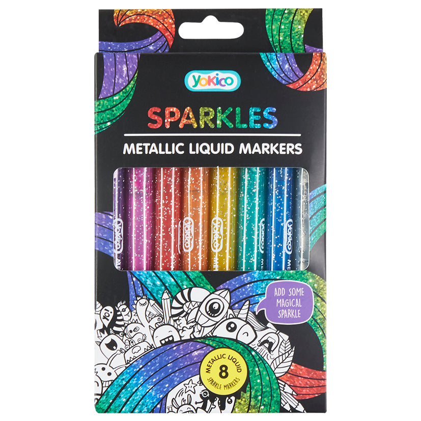 Metallic Liquid Markers (8 pack) – Yokico