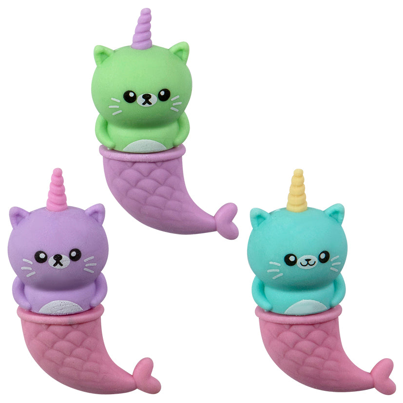 Mermaid Catty-Corn Eraser – Yokico